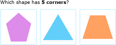 IXL | Count sides and corners | Pre-K math