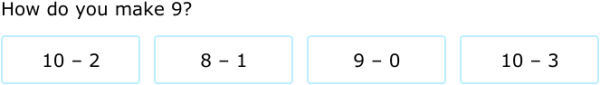 IXL | Make a number using subtraction - up to 10 | 1st grade math