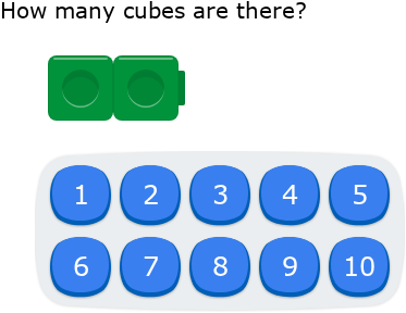 IXL | Count cubes - up to 10 | Kindergarten math