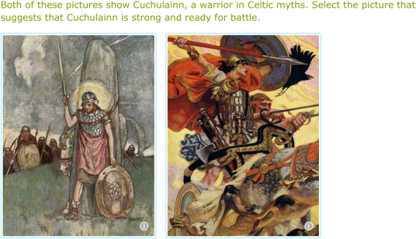 IXL | Compare mythological illustrations | 3rd grade language arts