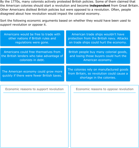 IXL | Causes of the American Revolution: new taxes and colonial ...