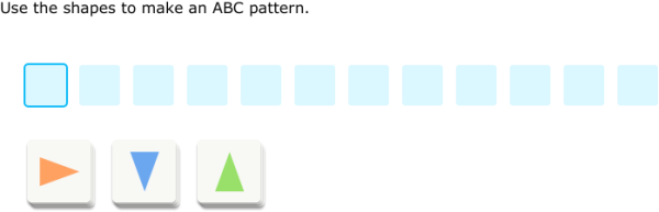 IXL | Make a repeating pattern | 4th grade math