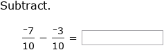 IXL | Add and subtract positive and negative fractions | 7th grade math