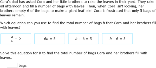 IXL | One-step addition and subtraction equations: word problems | 8th ...