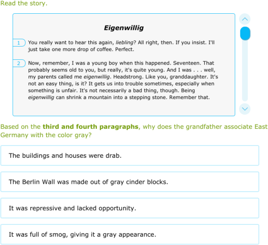IXL | Analyze short stories: set 2 | 11th grade language arts