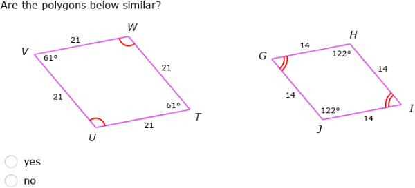 IXL - Similarity statements (Geometry practice)