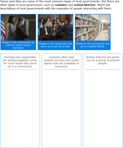 IXL | State and local government | 6th grade social studies