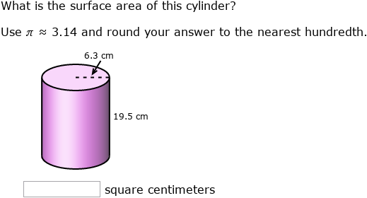 IXL | Surface area of cylinders | 7th grade math