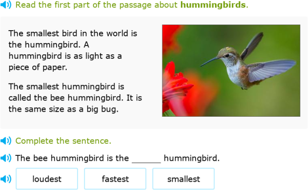 IXL | Read about animals | 1st grade language arts