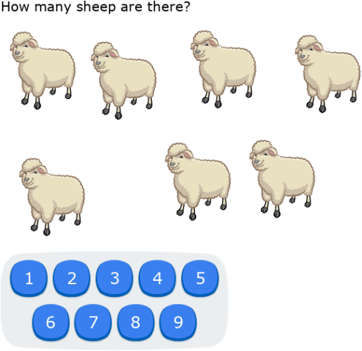 IXL | Count pictures - up to 9 | Kindergarten math