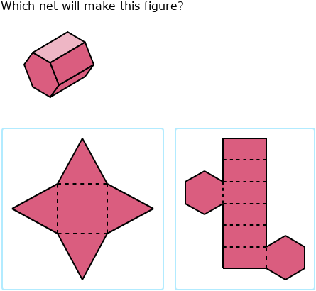 IXL | Nets of three-dimensional figures | 5th grade math