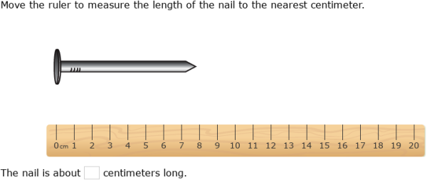 IXL | Measure using a centimeter ruler | 4th grade math