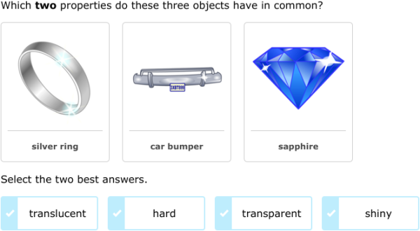 IXL | Compare properties of objects | 5th grade science