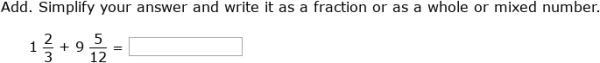 IXL | Add mixed numbers with unlike denominators | 5th grade math