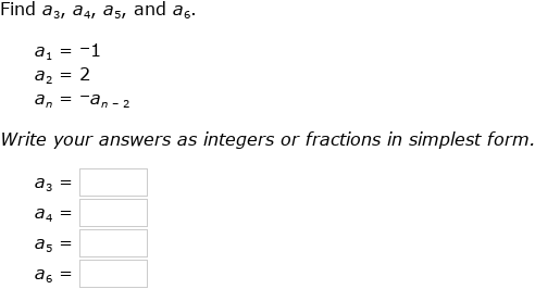 IXL - Find terms of a recursive sequence (Precalculus practice)