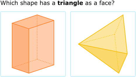 IXL | Identify faces of three-dimensional shapes | 1st grade math