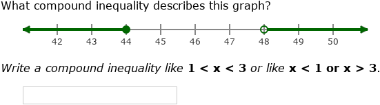 IXL - Write inequalities from graphs (Algebra 2 practice)