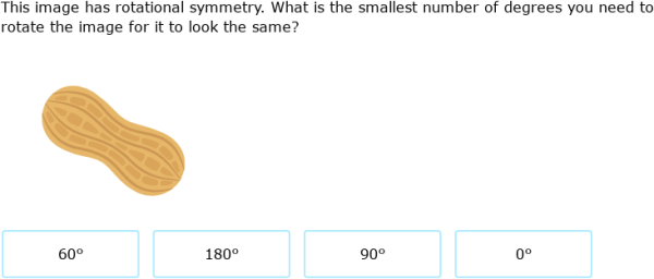 IXL | Rotational symmetry: amount of rotation | 5th grade math