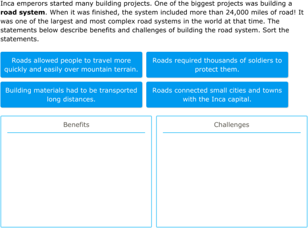 IXL | Foundations of Inca civilization | 6th grade social studies