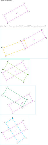 IXL - Rotate polygons about a point (Geometry practice)