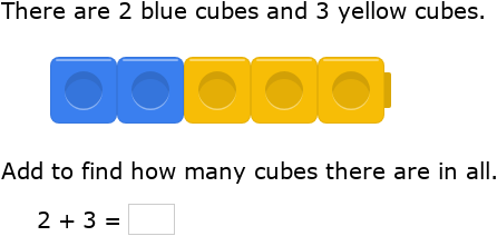 IXL | Add with cubes - sums up to 5 | 1st grade math