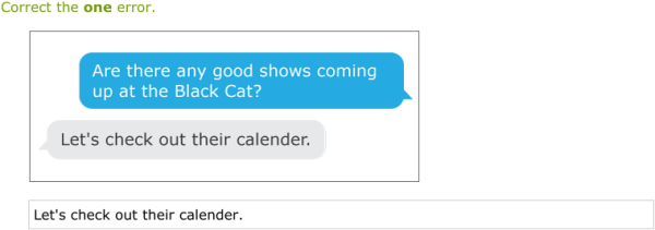 IXL | Correct errors in everyday use | 6th grade language arts