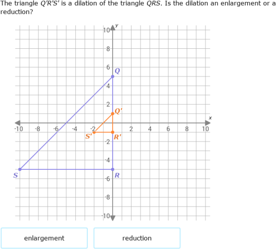 IXL | Classify dilations | 8th grade math