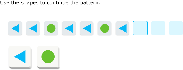 IXL | Complete a repeating pattern | 2nd grade math