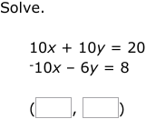IXL - Solve systems of linear equations (Geometry practice)
