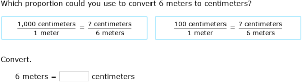 IXL | Convert customary and metric units using proportions | 6th grade math