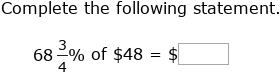 IXL | Percents of money amounts: with fractions and decimals | 7th ...