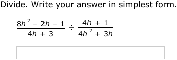 IXL - Multiply and divide rational expressions (Algebra 1 practice)