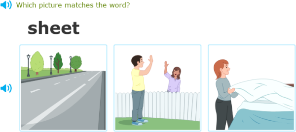 IXL | Choose the picture that matches the vowel team word | 2nd grade ...