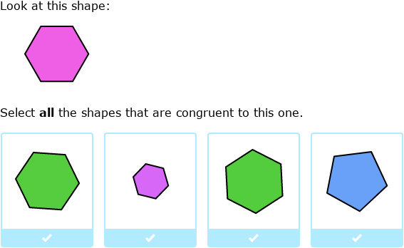 IXL | Identify congruent figures | 5th grade math