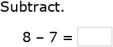 IXL | Subtracting 7 | 1st grade math