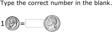 IXL | Exchanging coins - pennies through dimes | Kindergarten math
