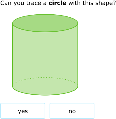 IXL | Identify shapes traced from solids | Kindergarten math