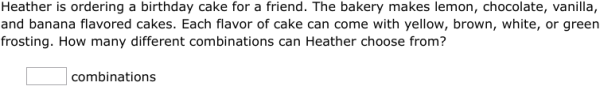 IXL | Combinations | 5th grade math