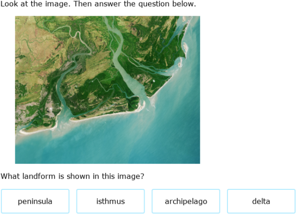 IXL | Identify Earth's land features using satellite images | 5th grade ...