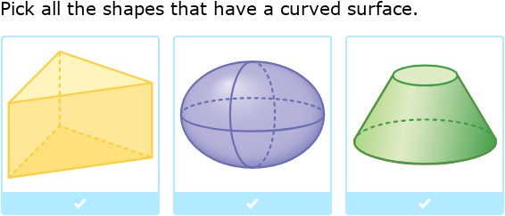 IXL | Describe solid shapes | Kindergarten math
