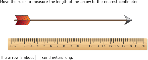 IXL | Measure using a centimeter ruler | 5th grade math