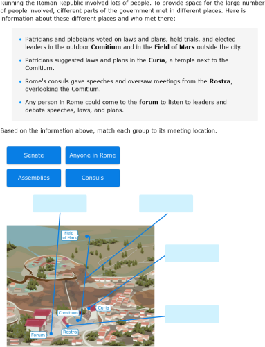IXL | Roman government: monarchy to republic | 7th grade social studies
