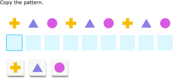 IXL | Introduction to patterns | 1st grade math