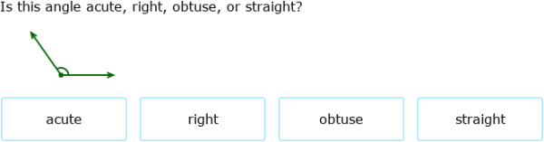 IXL | Acute, right, obtuse, and straight angles | 3rd grade math