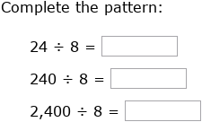 IXL | Division patterns over increasing place values: up to hundreds ...