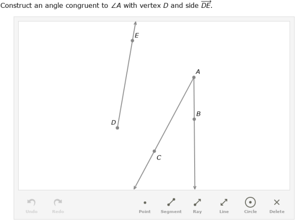 Congruent Angles Construction