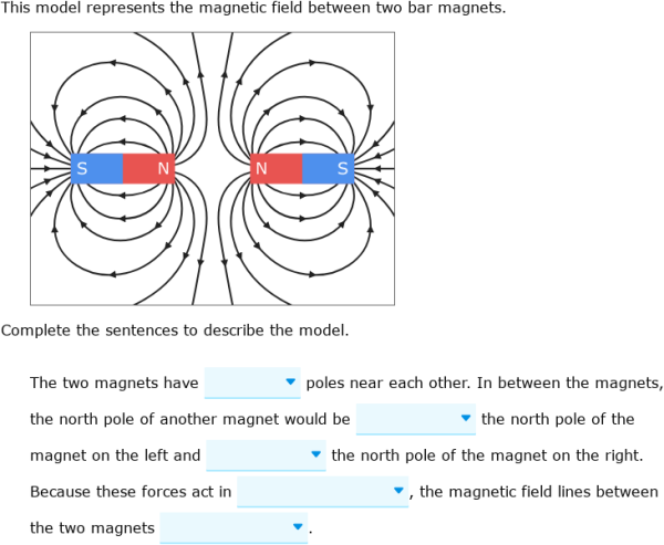 IXL | Magnetic forces and fields | 6th grade science