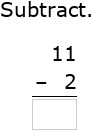 IXL | Subtract from 11 and 12 | 1st grade math