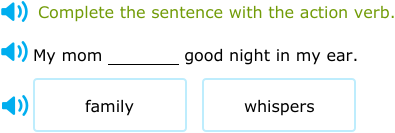 List Of Action Verbs Second Grade