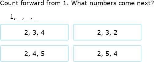 IXL | Count forward and backward - up to 10 | Kindergarten math